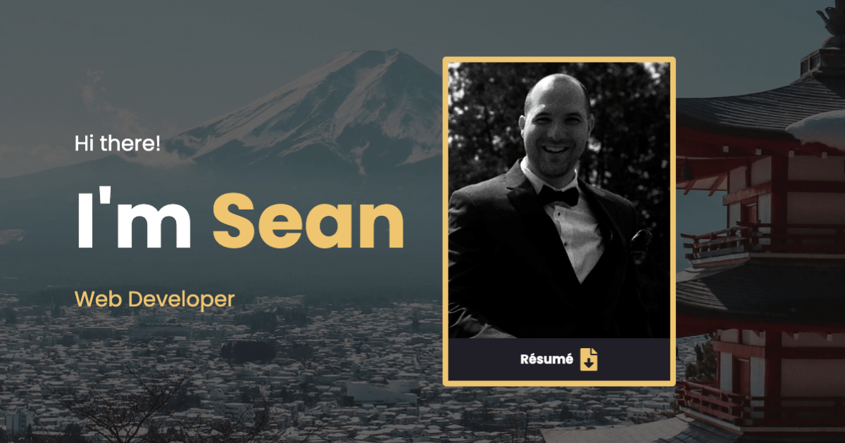 Sean's Portfolio